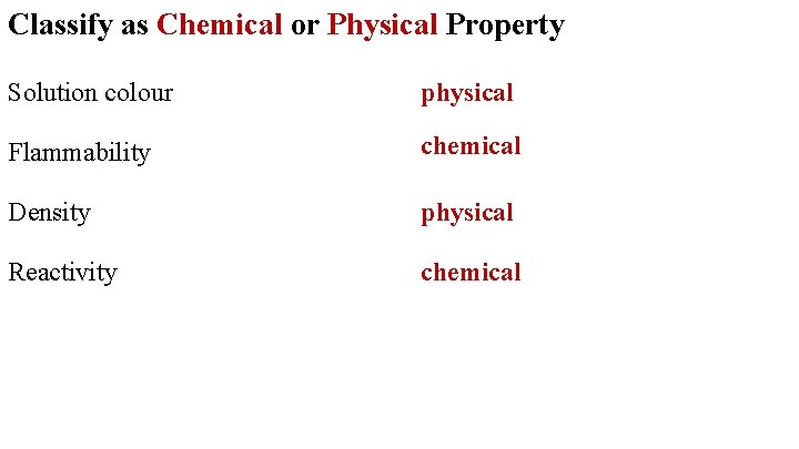 4 Chemical Physical Changes Chemistry is the study