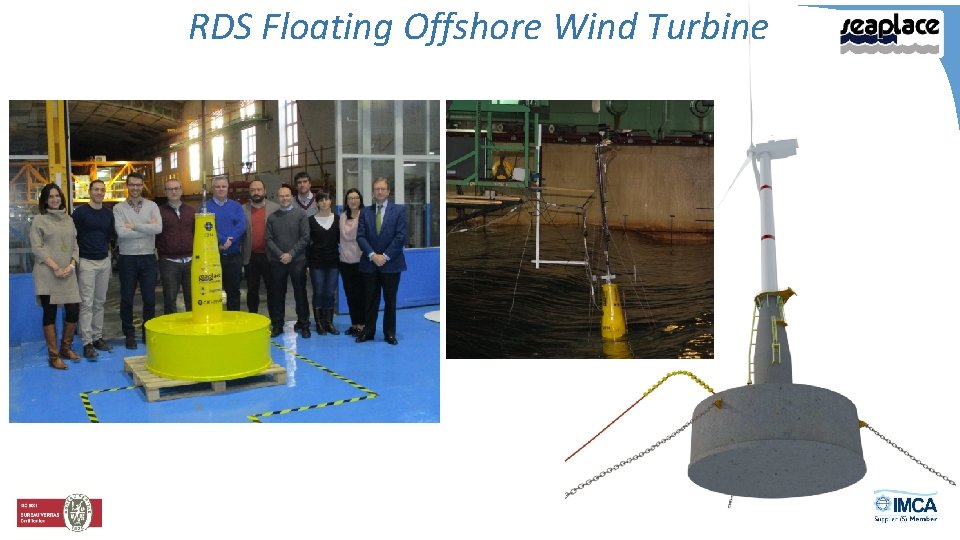 Reduced Draft Spar RDS Floating Offshore Wind Turbines