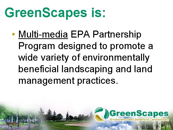 Building Sustainability From the Ground Up Green Scapes