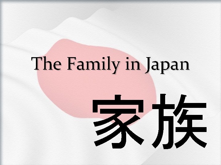 Japan CrossCultural Communication Briefing Team 6 Order of