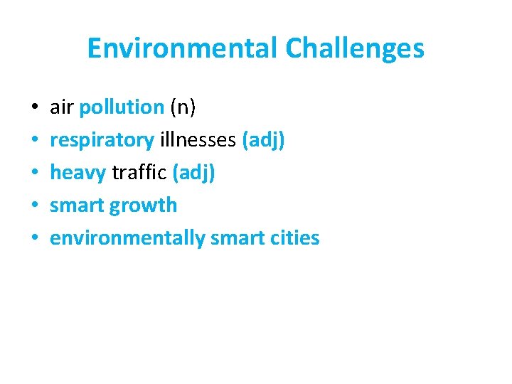 CHALLENGES FACING THE WORLDS CITIES Some statistical data