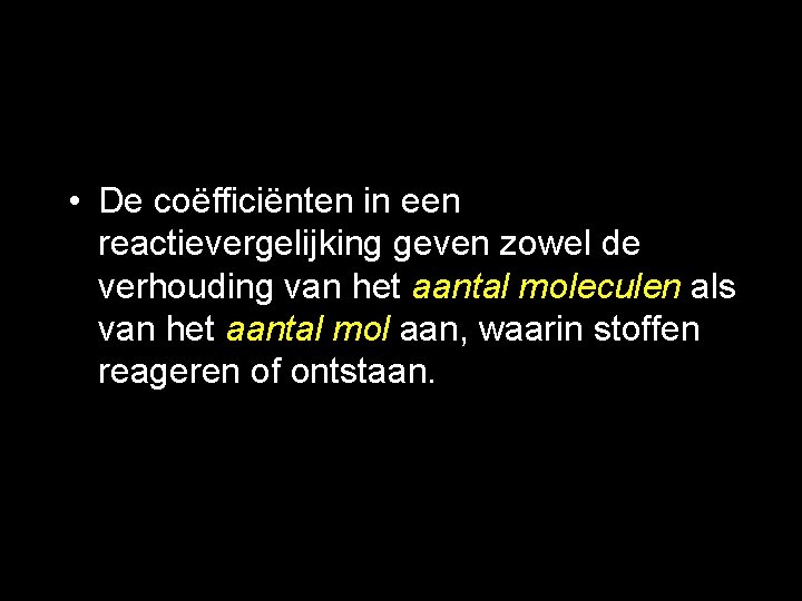 Scheikunde DE MOL De bouw van Stoffen Bestaan