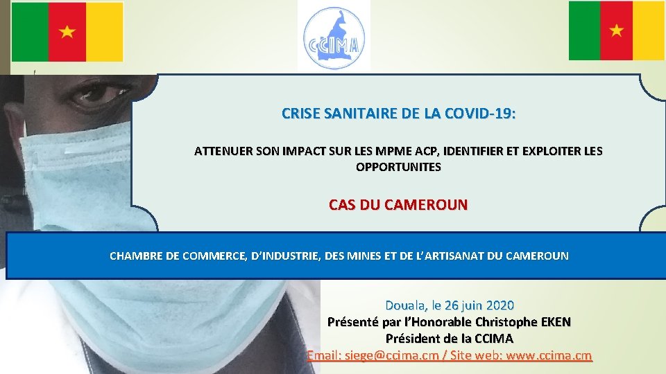 CRISE SANITAIRE DE LA COVID19 ATTENUER SON IMPACT