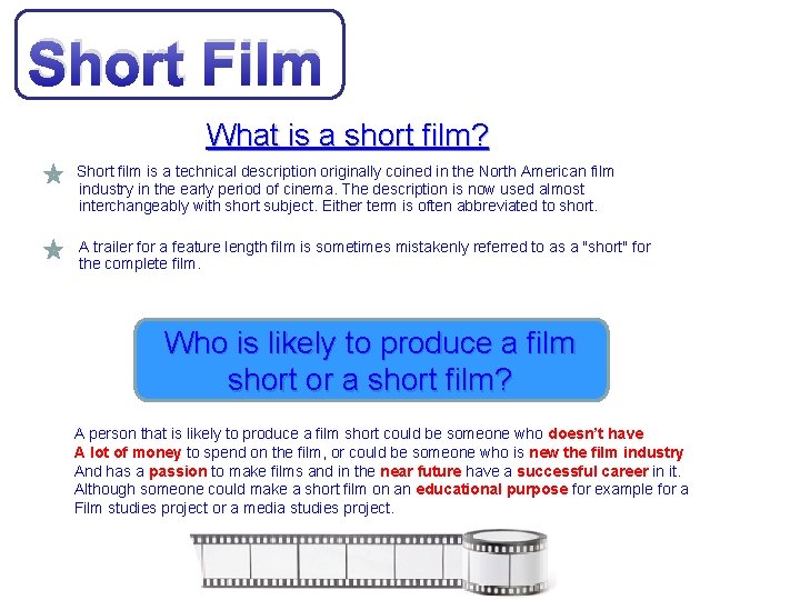 A 2 MEDIA Short Film The Brief To