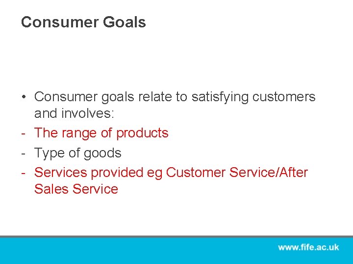 Aims and Objectives A business AIM a GOAL