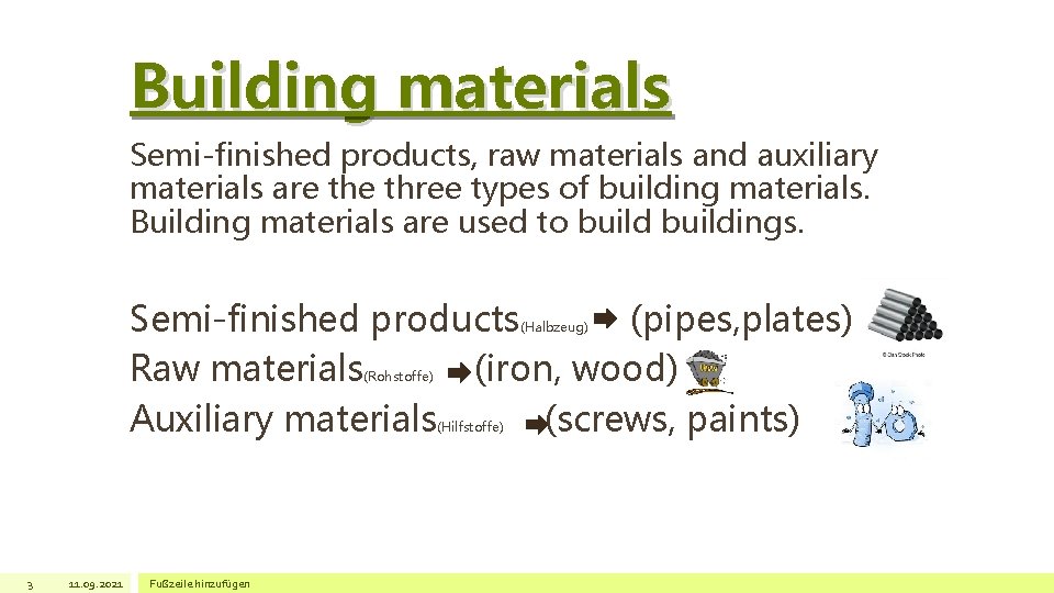Environmental Protection Recycling of building materials Structure What