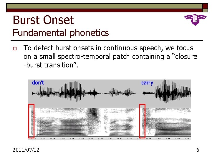 Detection of Burst Onset Using Random Forest Technique