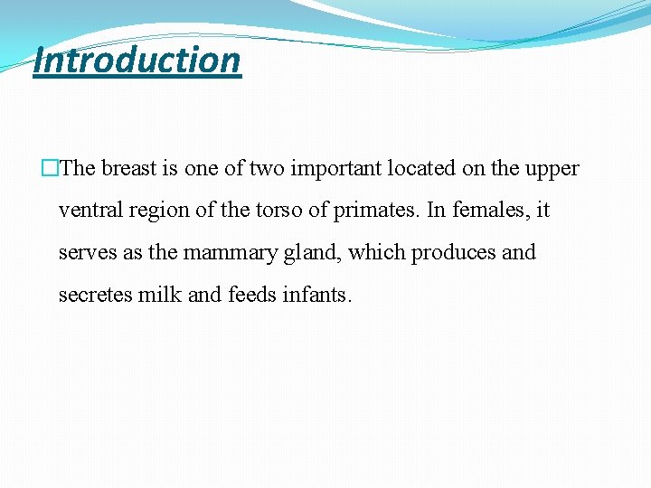 Breast health Prof Dr Rabea M Ali Introduction