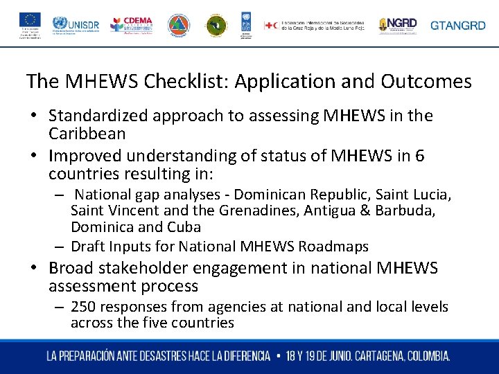 MULTIHAZARD EARLY WARNING SYSTEMS A CHECKLIST Revised 2018
