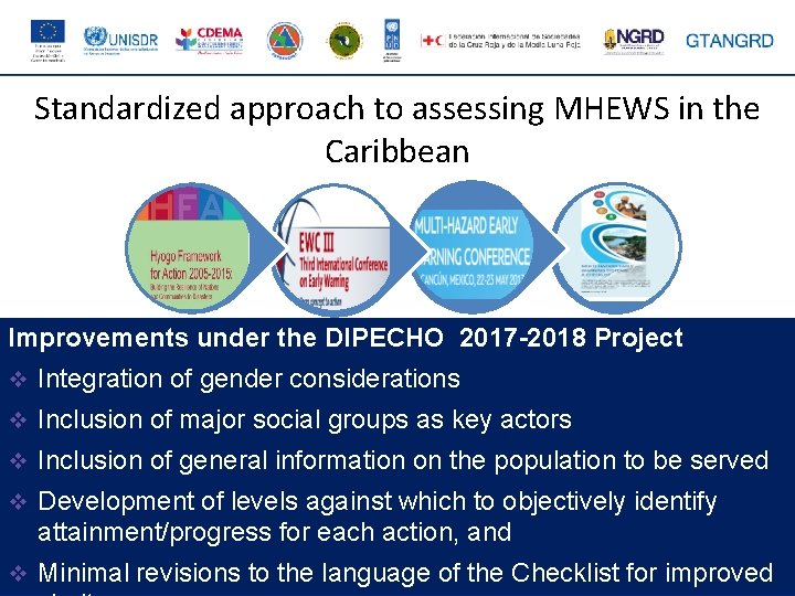 MULTIHAZARD EARLY WARNING SYSTEMS A CHECKLIST Revised 2018