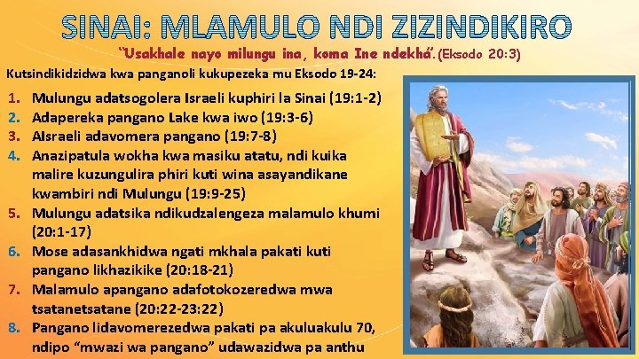 PANGANO PA SINAI Phunziro 7 May 15 2021