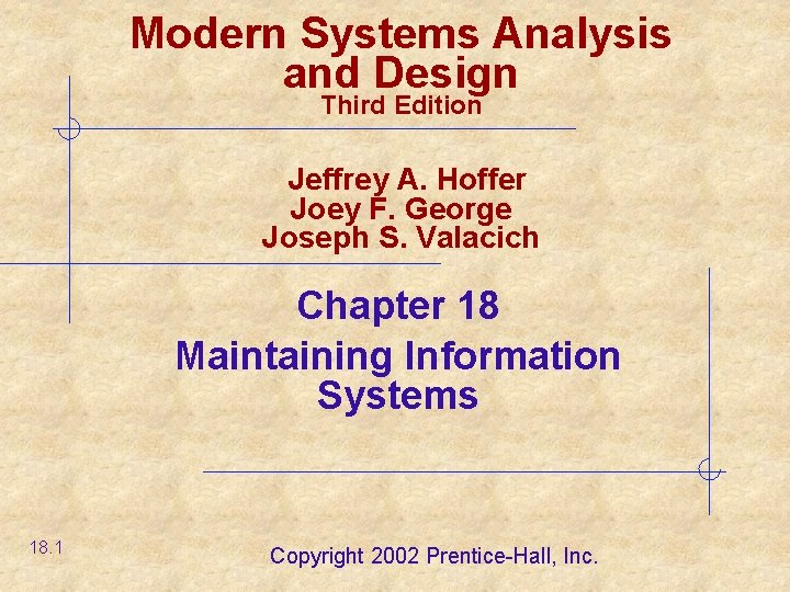 Modern Systems Analysis and Design Third Edition Jeffrey