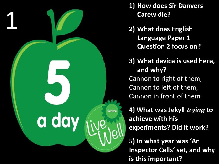 1 1 How does Sir Danvers Carew die