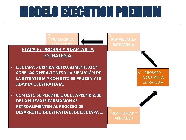 BALANCED SCORECARD EN LA ESTRATEGIA MODELO EXECUTION PREMIUM