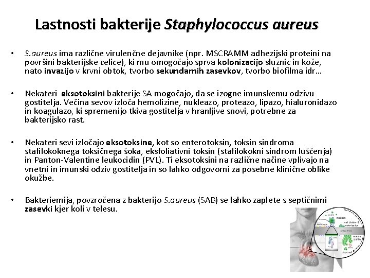 Stafilokokna sepsa in zapleti kaj je tu posebnega