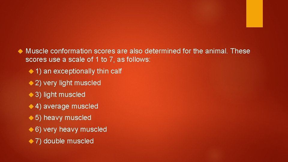 Selection Judging of Beef Cattle AGRISCIENCE COURSE Selection
