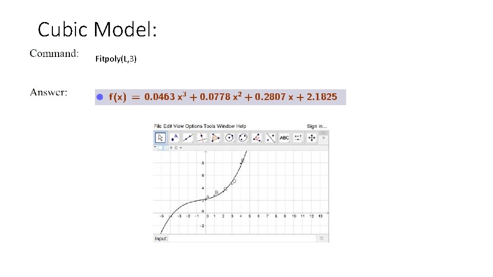 MATH 1314 Lesson 3 Regression Curves When you