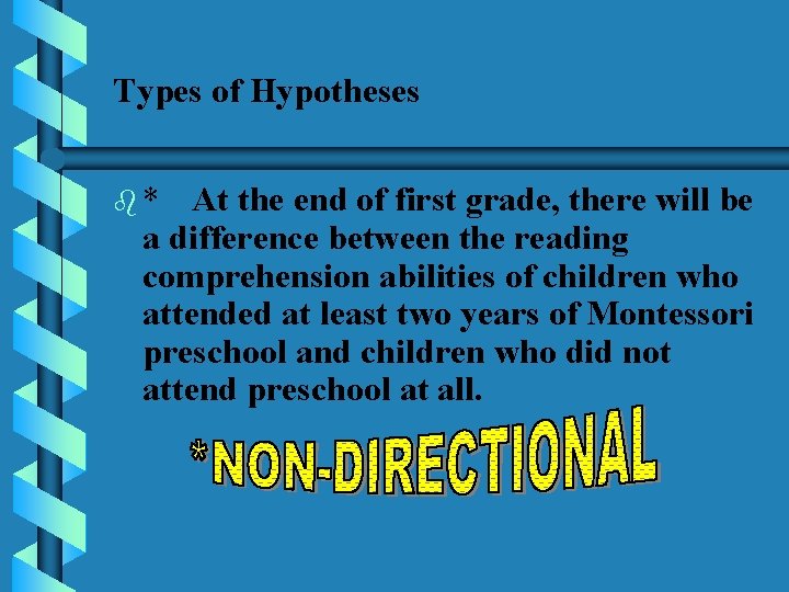 The Scientific Method b 1 identification of problem