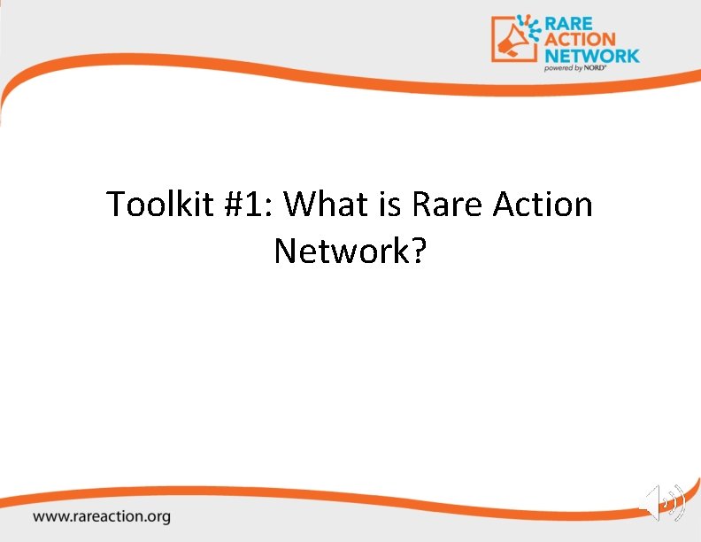 Toolkit 1 What is Rare Action Network 30