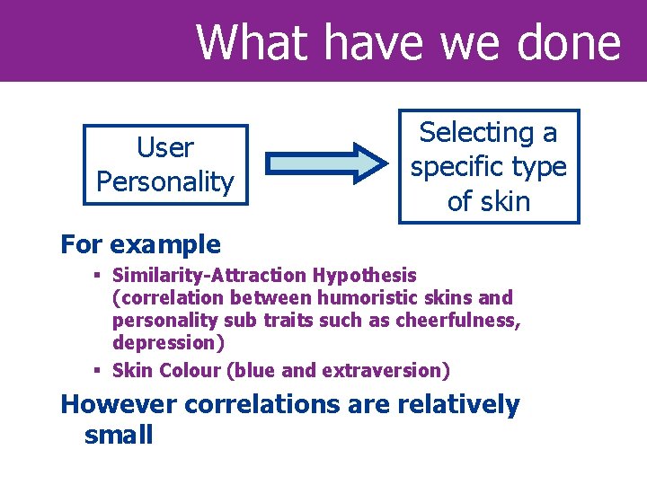 Personalising emotional skin designs WillemPaul Brinkman Nick Fine
