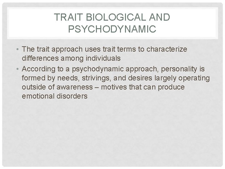 BEHAVIORISM THEORY AND THERAPY PERSONALITYWHAT IS AND HOW
