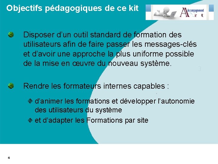 EXEMPLE DE KIT PEDAGOGIQUE DE FORMATION DANS LE