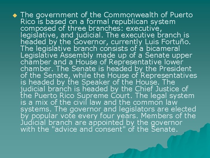 Puerto Rico u Puerto Rico officially the Commonwealth