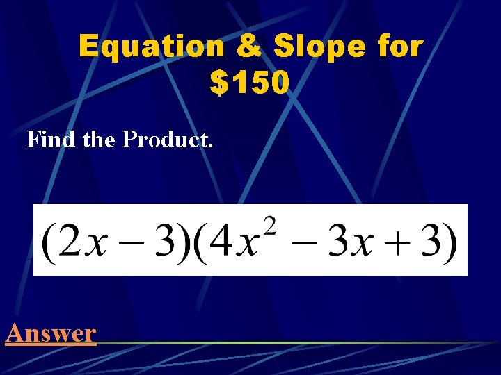 Equation Slopes Area Volume Perimeter Percentage Word Problem