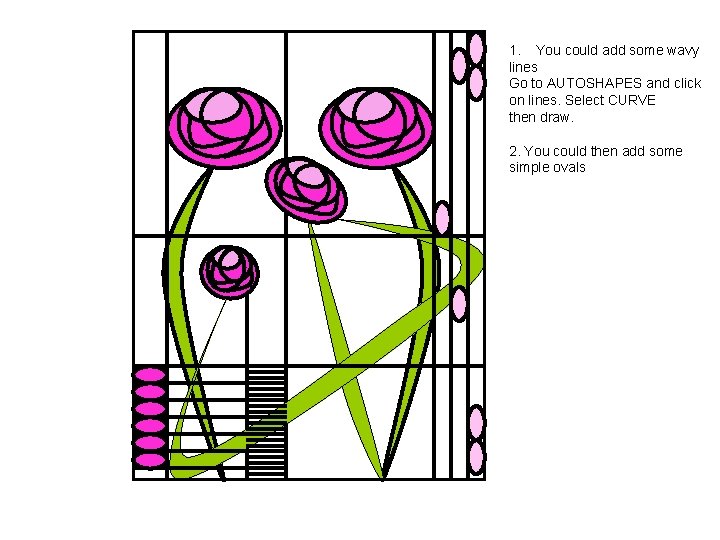 Create a space Using the box Draw tool
