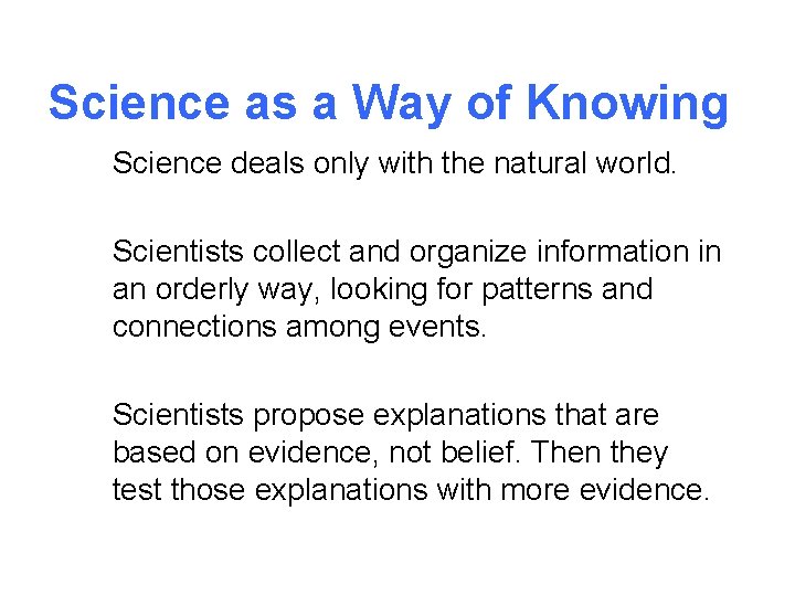 Lesson Overview 1 1 What Is Science THINK
