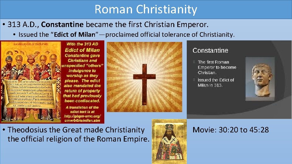 Rise of Religion Christianity and Islam Spread of