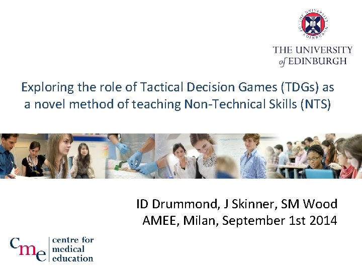 Exploring the role of Tactical Decision Games TDGs