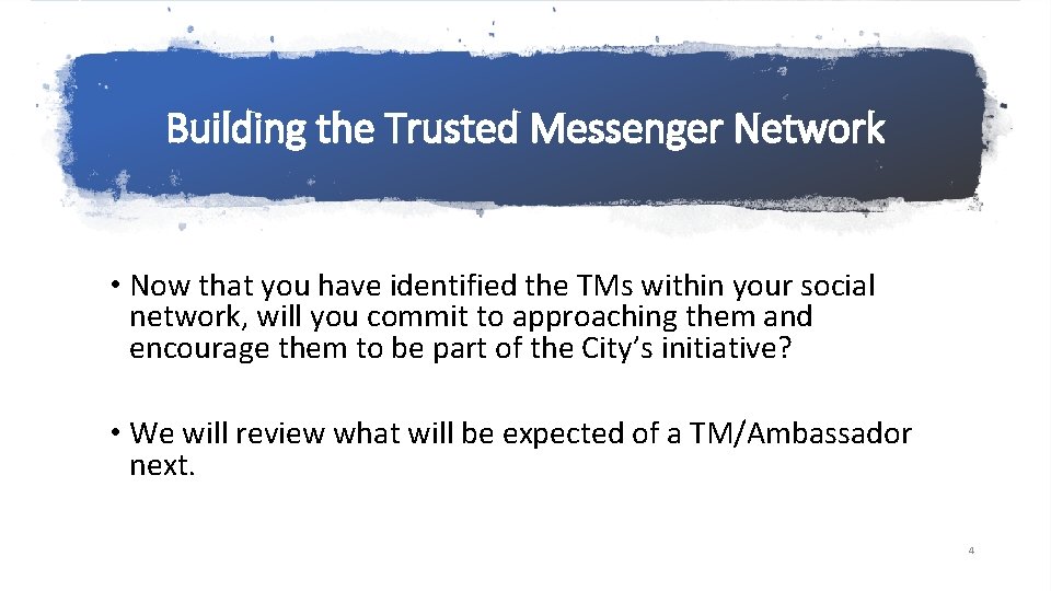 Ambassadors City Census 2020 Building a Trusted Messenger