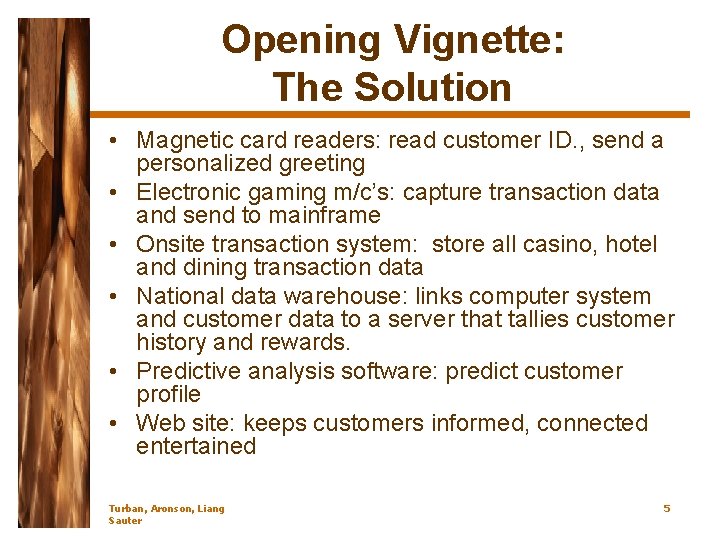 Management Support Systems An Overview Turban Aronson Liang