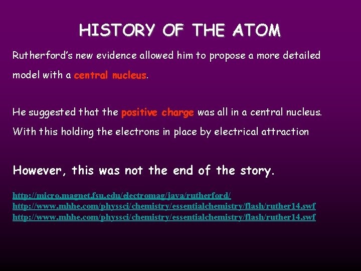 Sargus HISTORY OF THE ATOM 460 BC Democritus