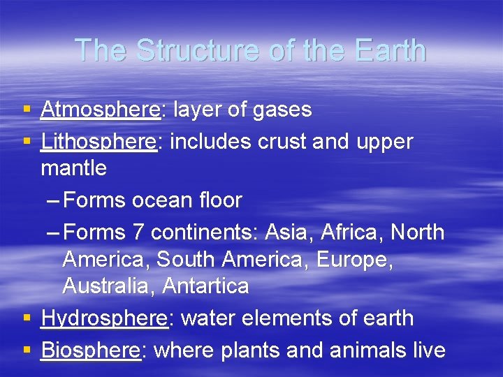 Chapter 2 A Living Planet The Solar System