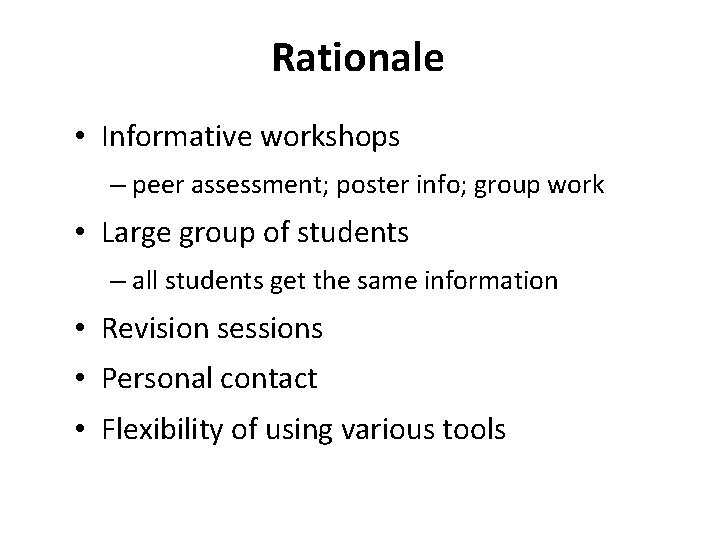 Using Adobe Connect to hold Online workshops for