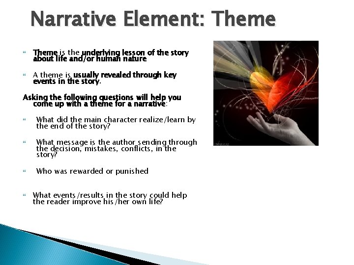Elements of the Short Story Narrative Element Setting