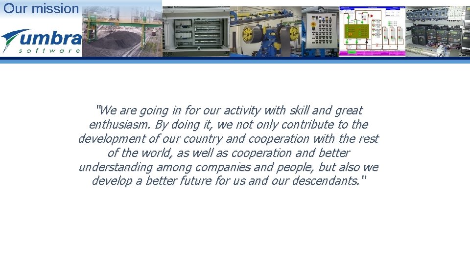 UMBRA Software Company presentation Belgrade Serbia January 2020