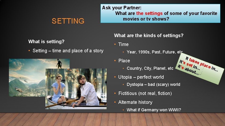 TALKING ABOUT MOVIES INTRODUCTION TO MOVIES IMPORTANT VOCABULARY