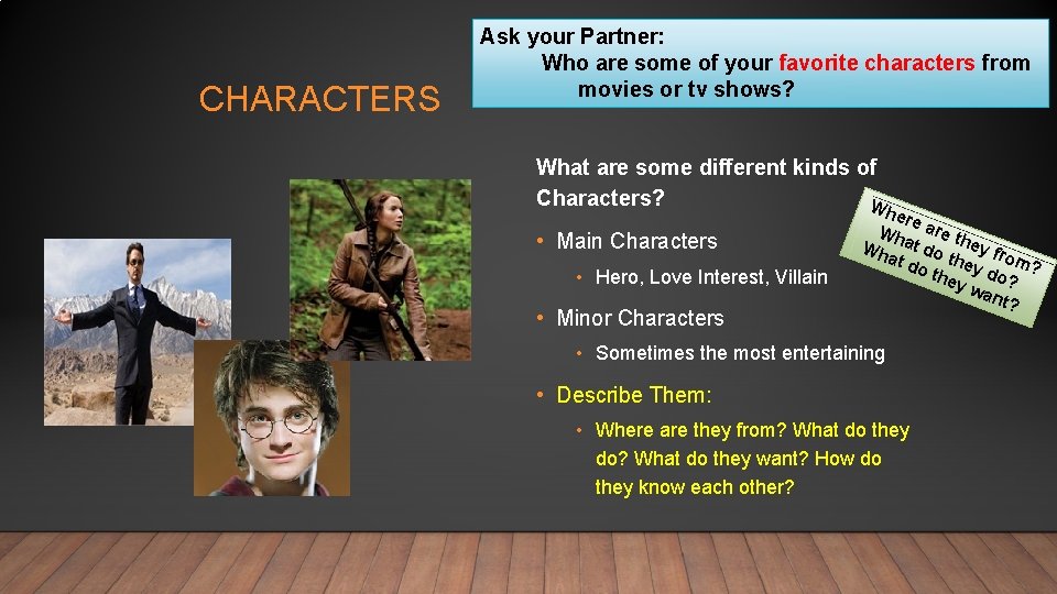 TALKING ABOUT MOVIES INTRODUCTION TO MOVIES IMPORTANT VOCABULARY