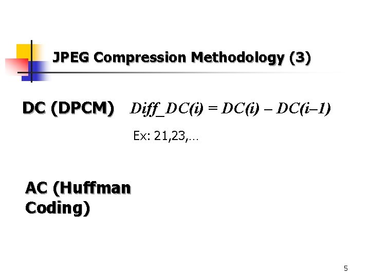 Reconstruction of Baseline JPEG Coded Images in Error