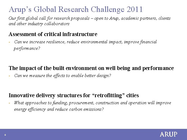 Globalising Research an Industry View Dr Peter Gist
