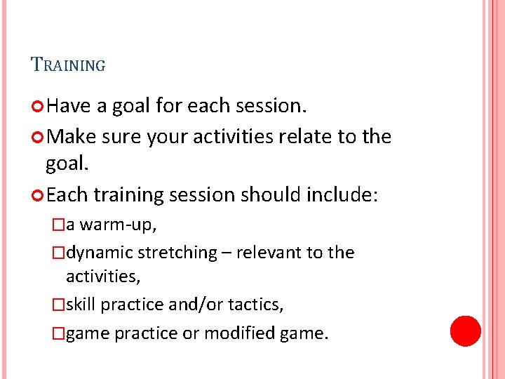 LILYDALE NETBALL CLUB Coaches Information Session SAFETY At