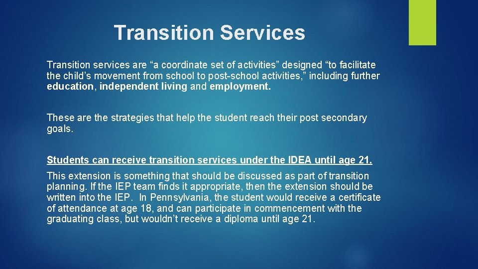 Preparing Students with Disabilities for Life after School