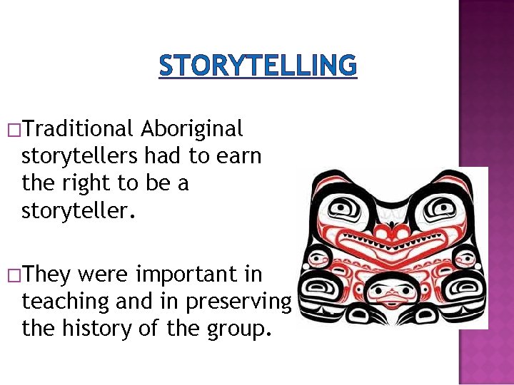 LEARNING GOALS Understand the Origins of Aboriginal Spirituality