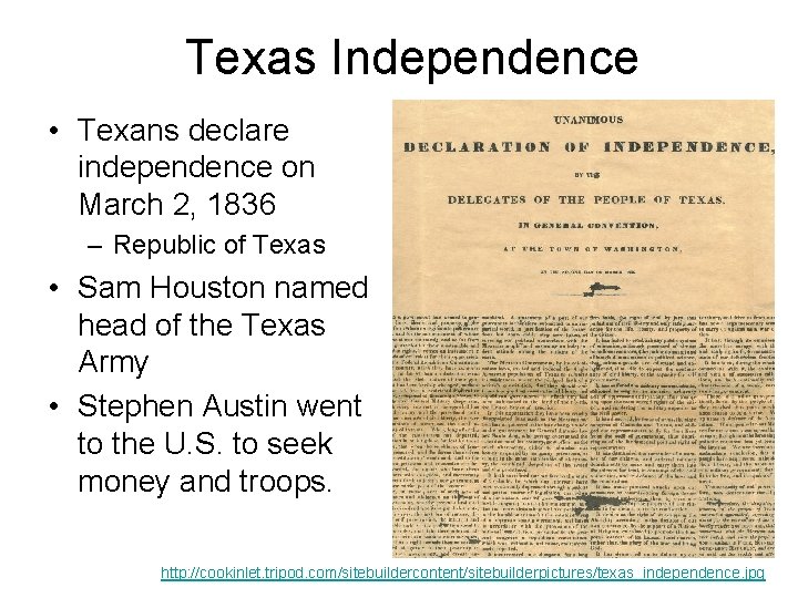 Texas Revolution Road to War General Antonio Lopez