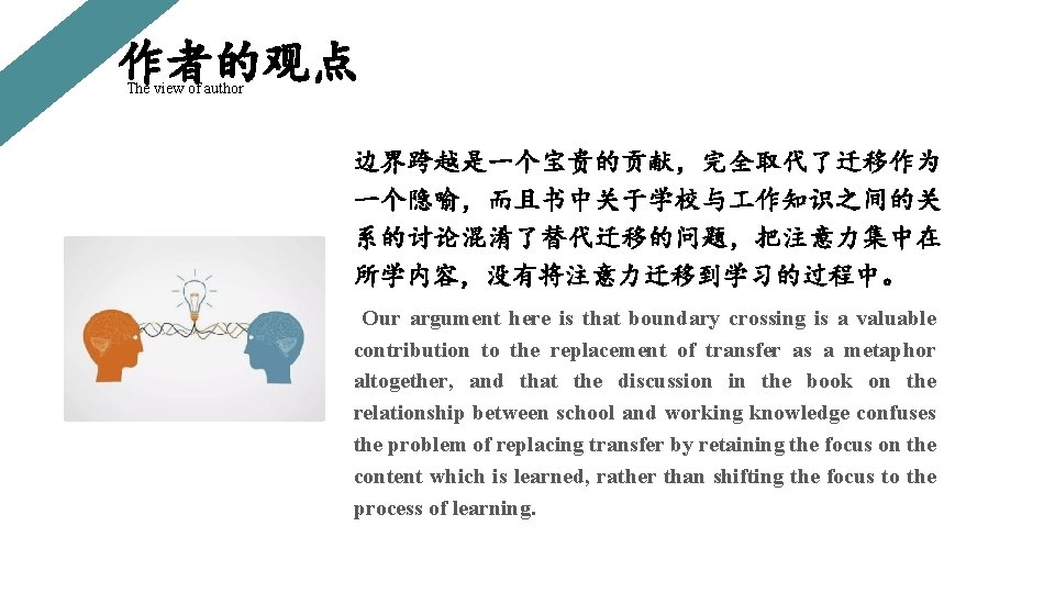 CONTENTS 01 Introduction 02 Types of conceptual lenses