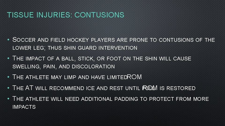 LIGAMENT INJURIES LATERAL AND MEDIAL ANKLE SPRAINS ABOUT