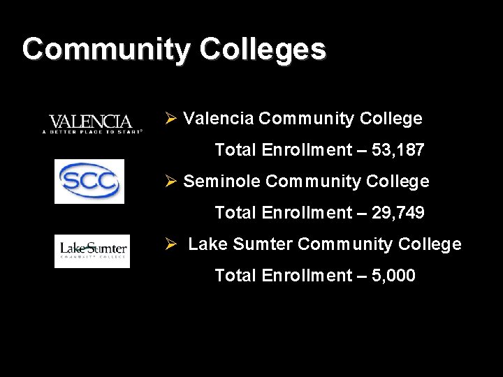 About Us Market the region as a premier